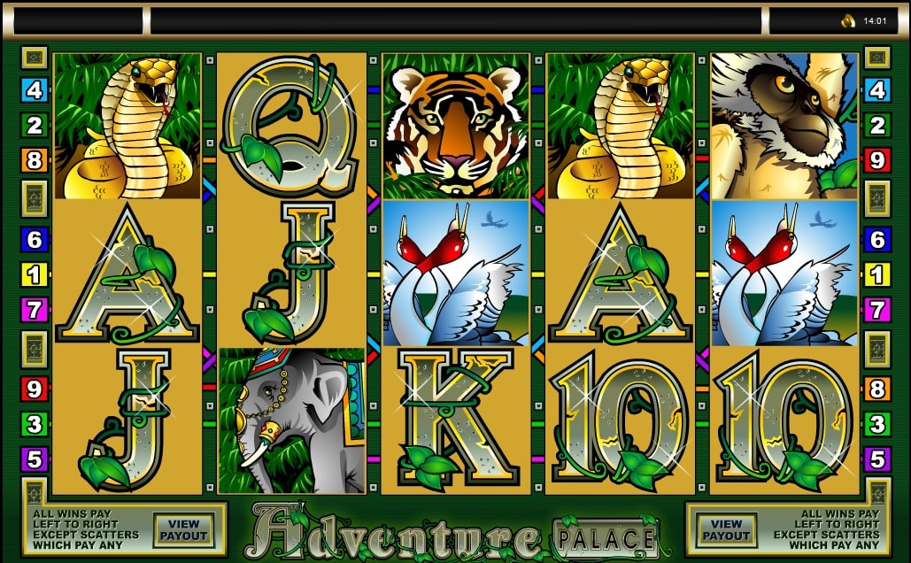Play Adventure Palace Slot by Microgaming