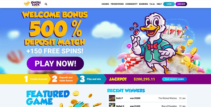 DuckyLuck Casino Expert Review ᐈ Get 500% Up To $/€2500 Bonus